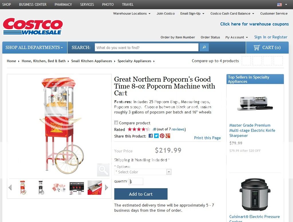 popcorn machines | AVS Forum